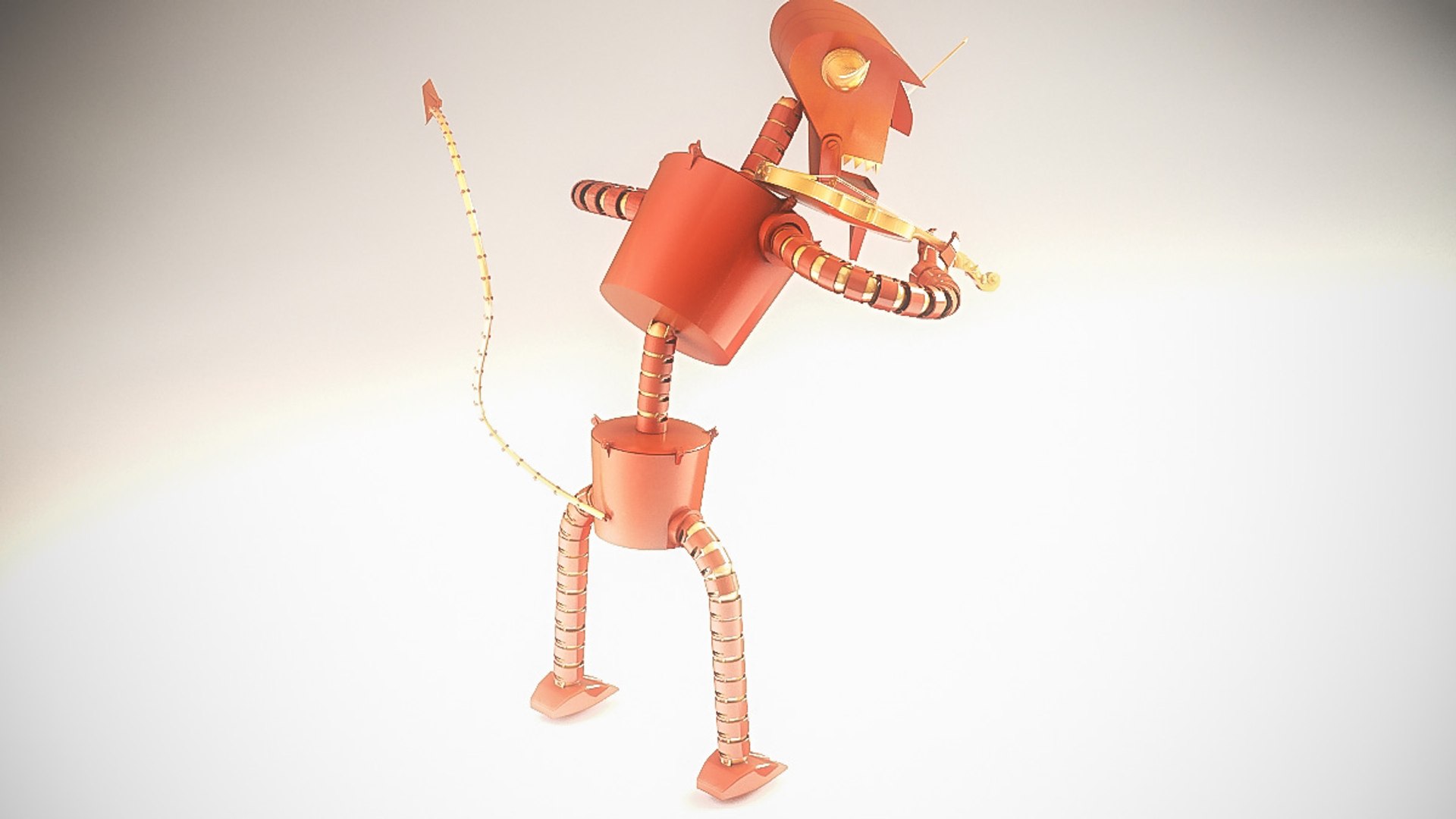 3d Robot Devil Futurama Model