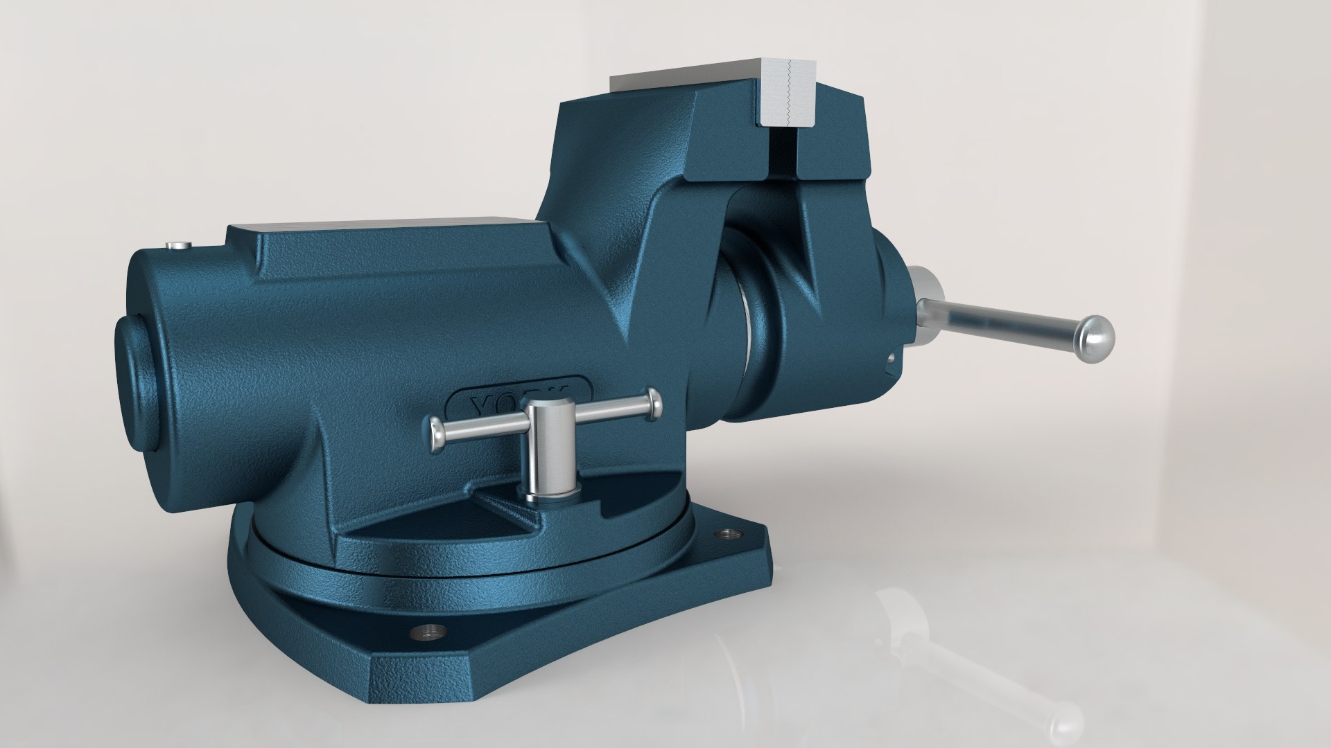 3d Model Work Bench Vice