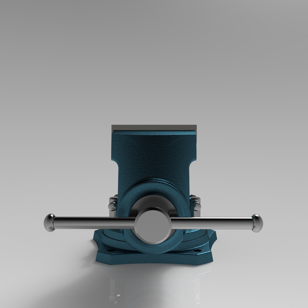 3d Model Work Bench Vice