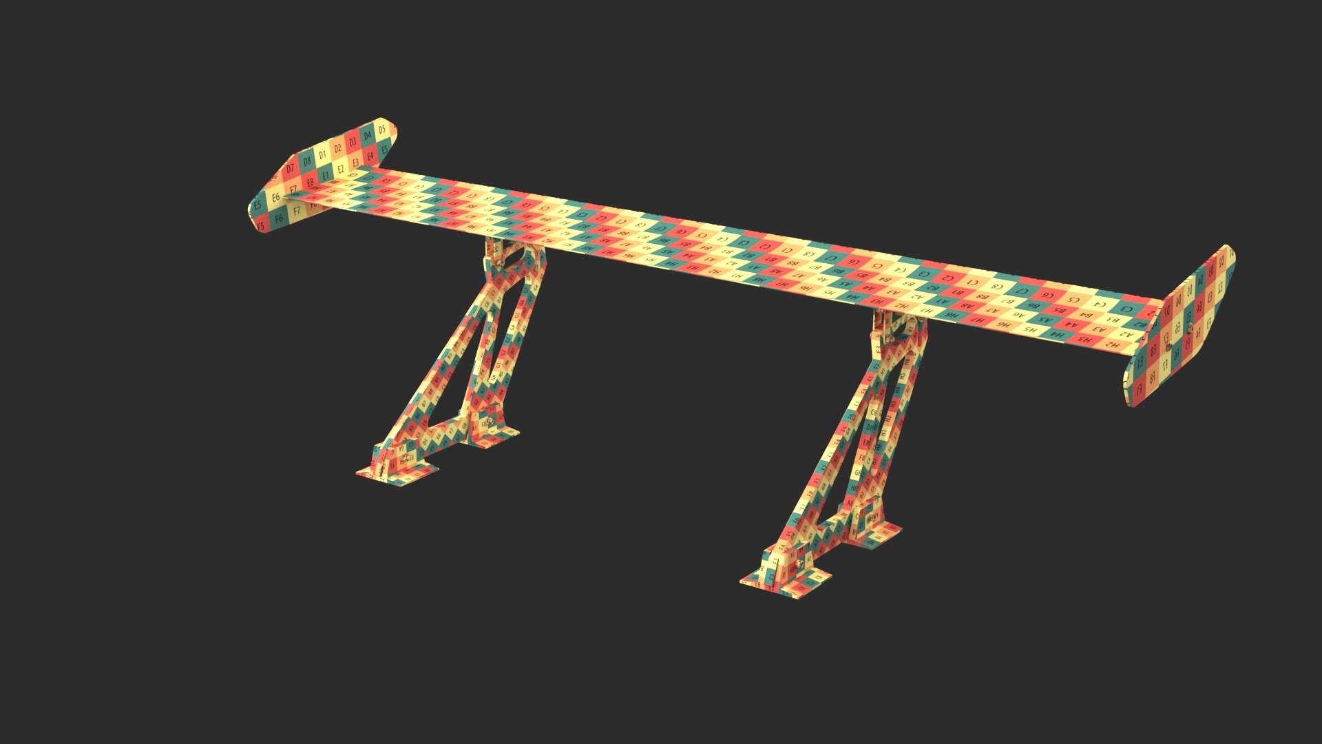 Car Wing 3D - TurboSquid 1998360