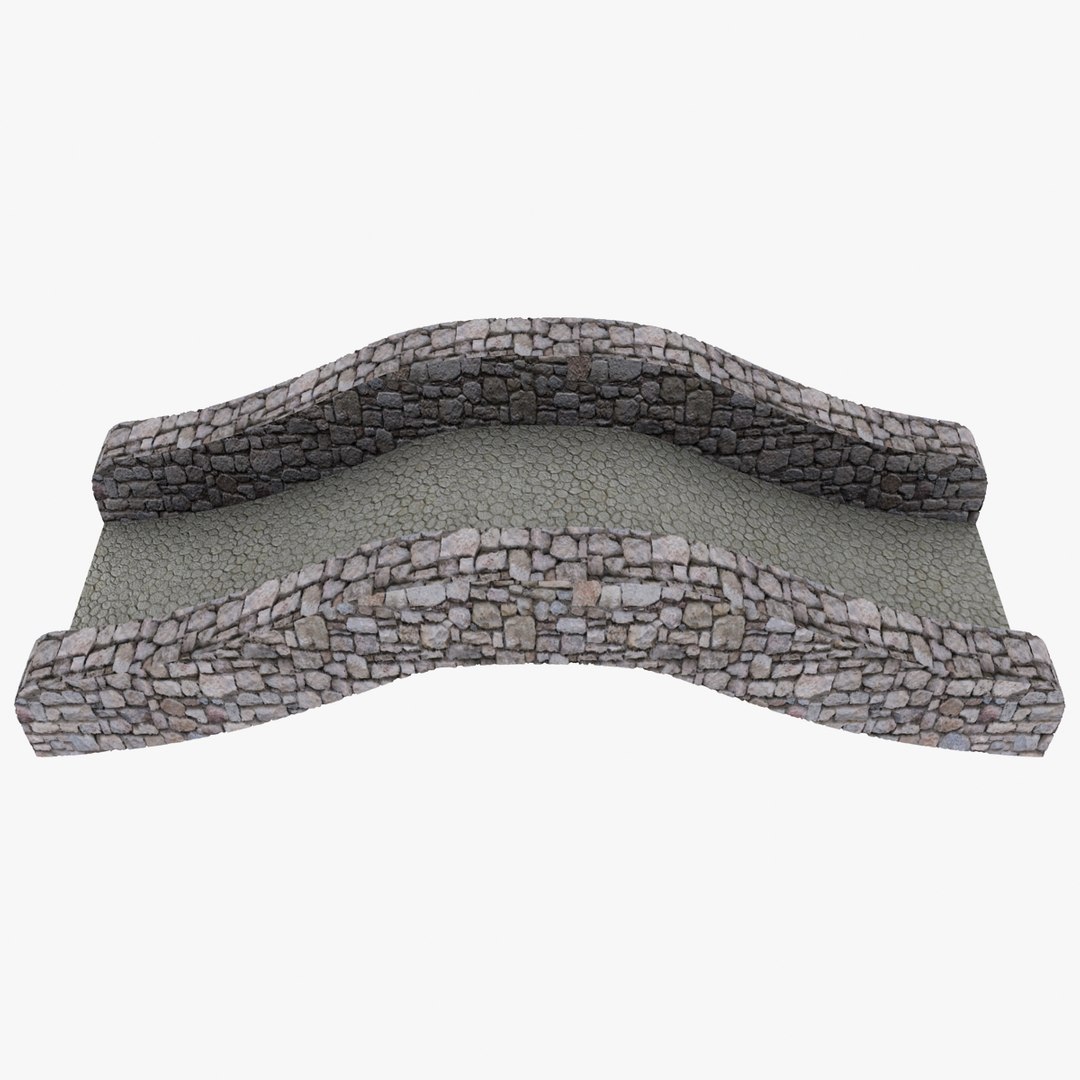 Stone Bridge 3d Model