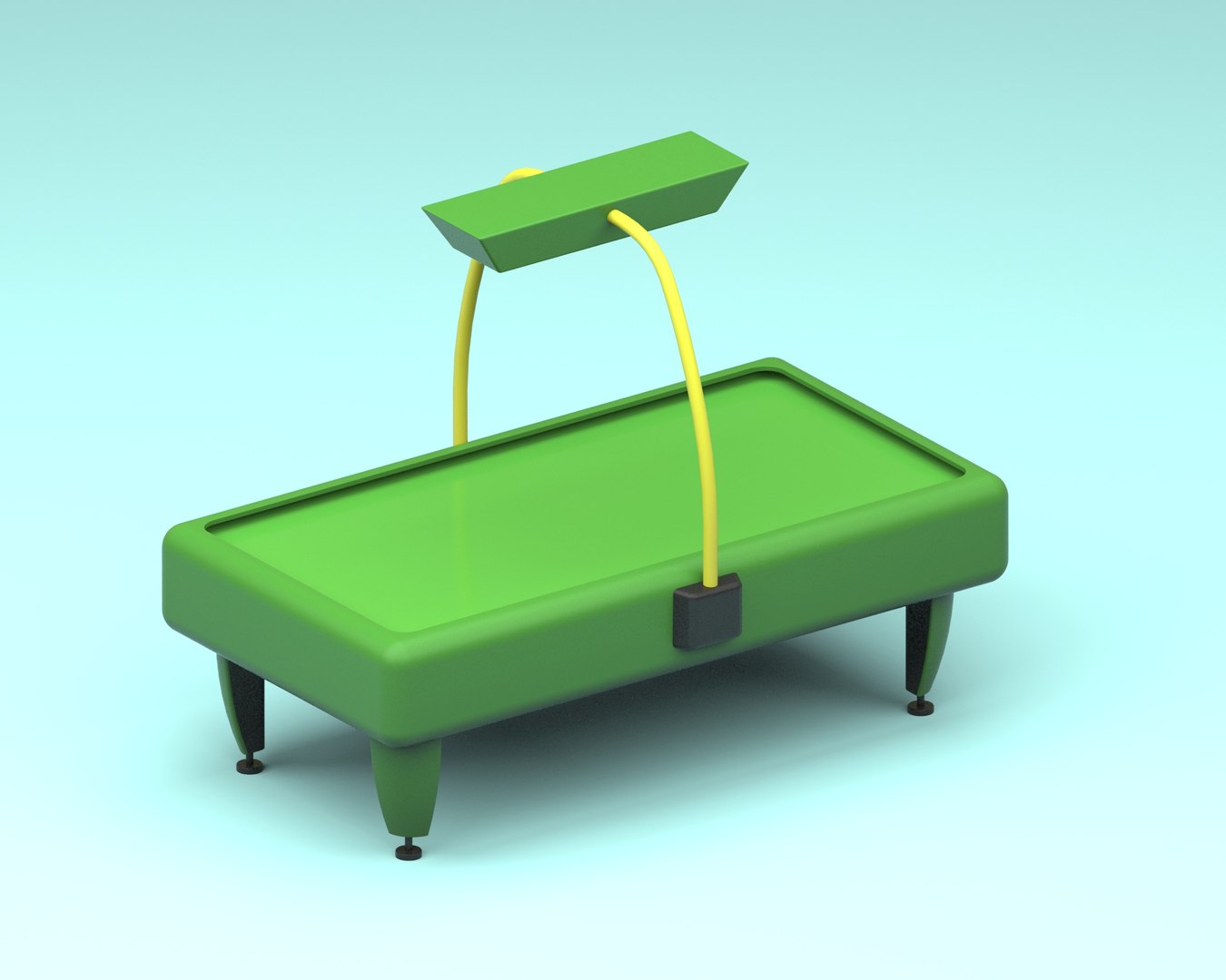 Airhockey Table 3d Model