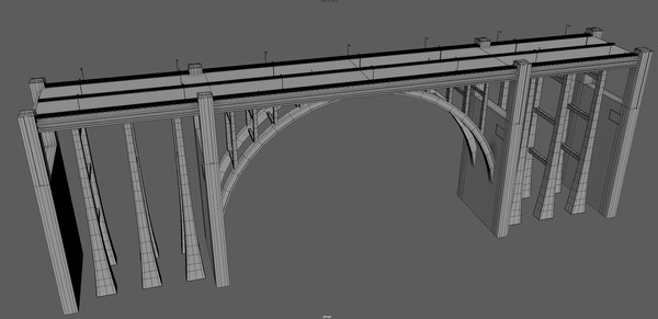 3D Oval Bridge Highway - TurboSquid 1753954