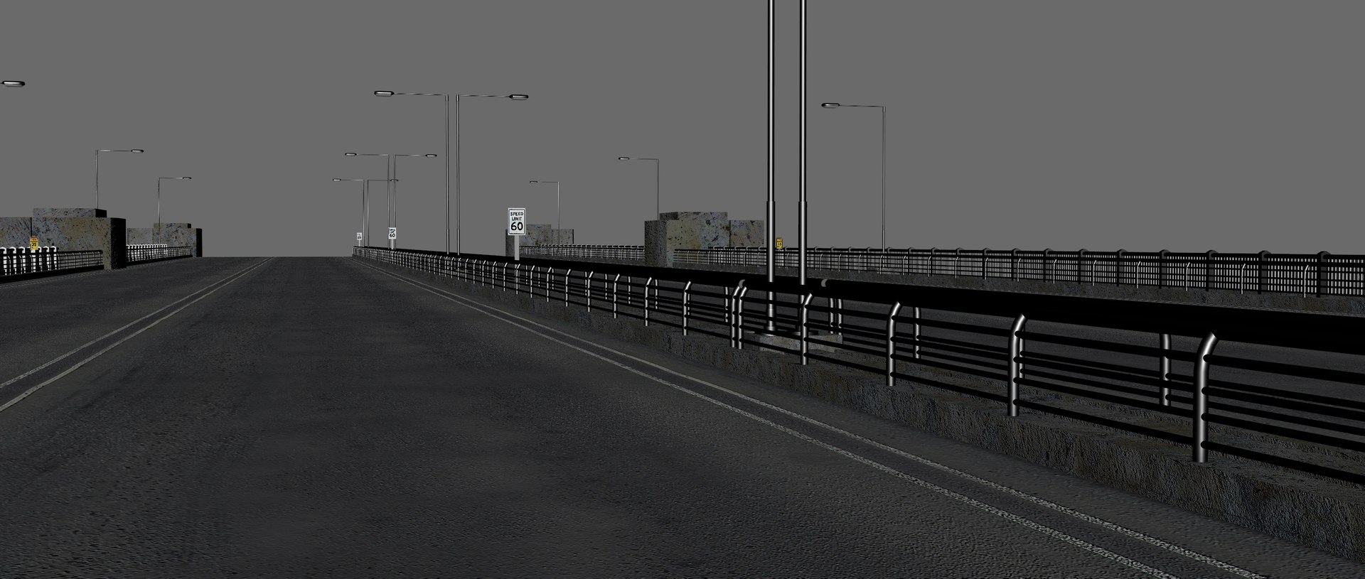 3D Oval Bridge Highway - TurboSquid 1753954