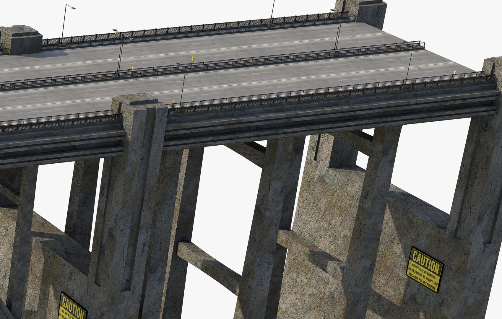3D Oval Bridge Highway - TurboSquid 1753954