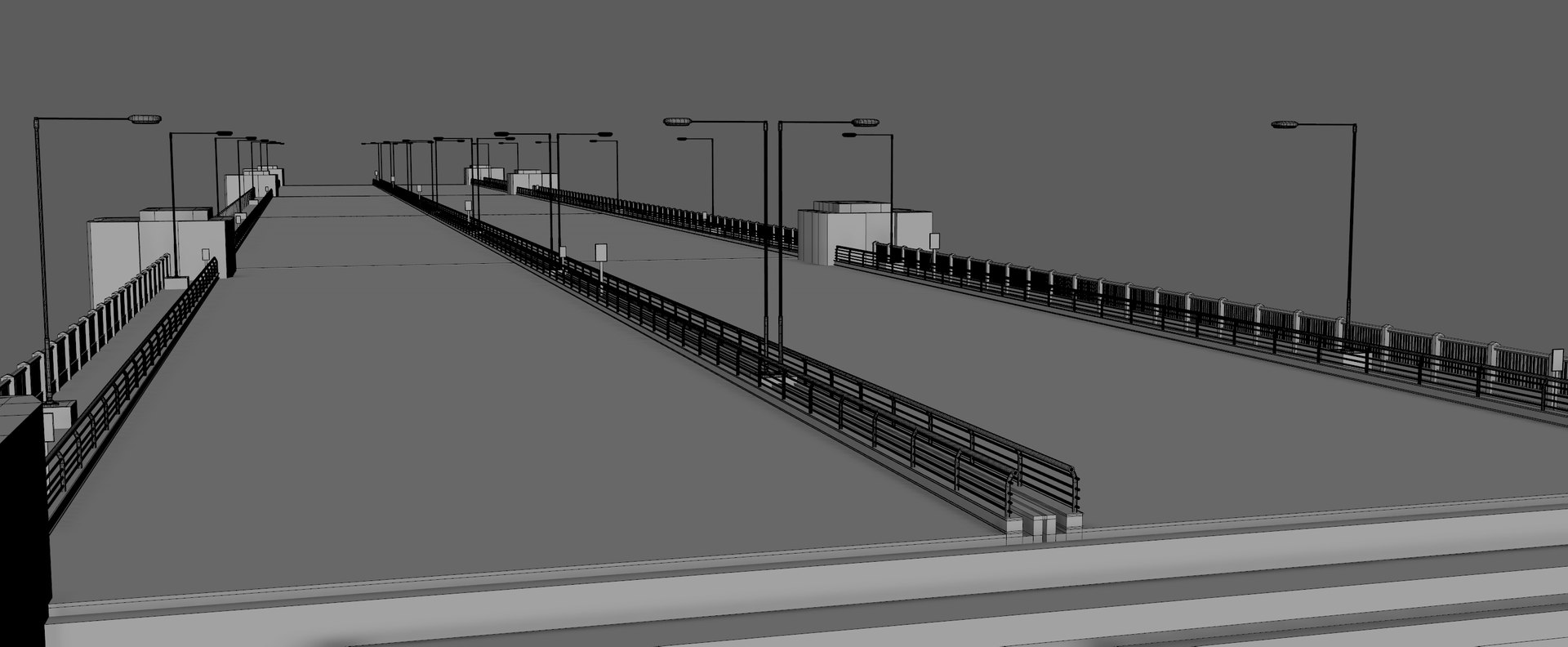 3D Oval Bridge Highway - TurboSquid 1753954