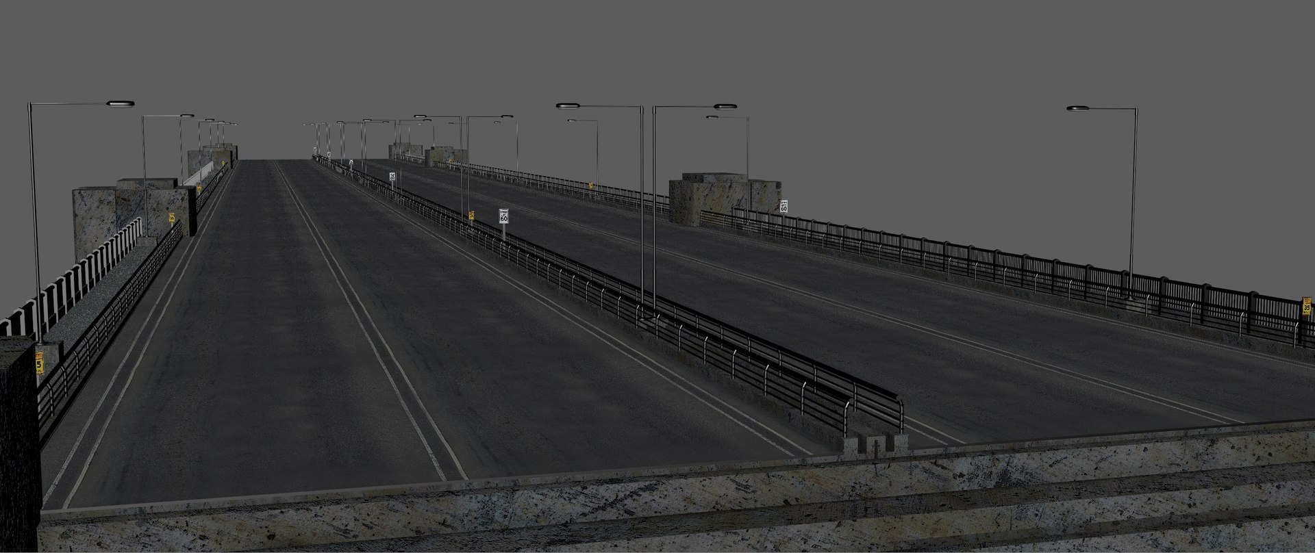 3D Oval Bridge Highway - TurboSquid 1753954