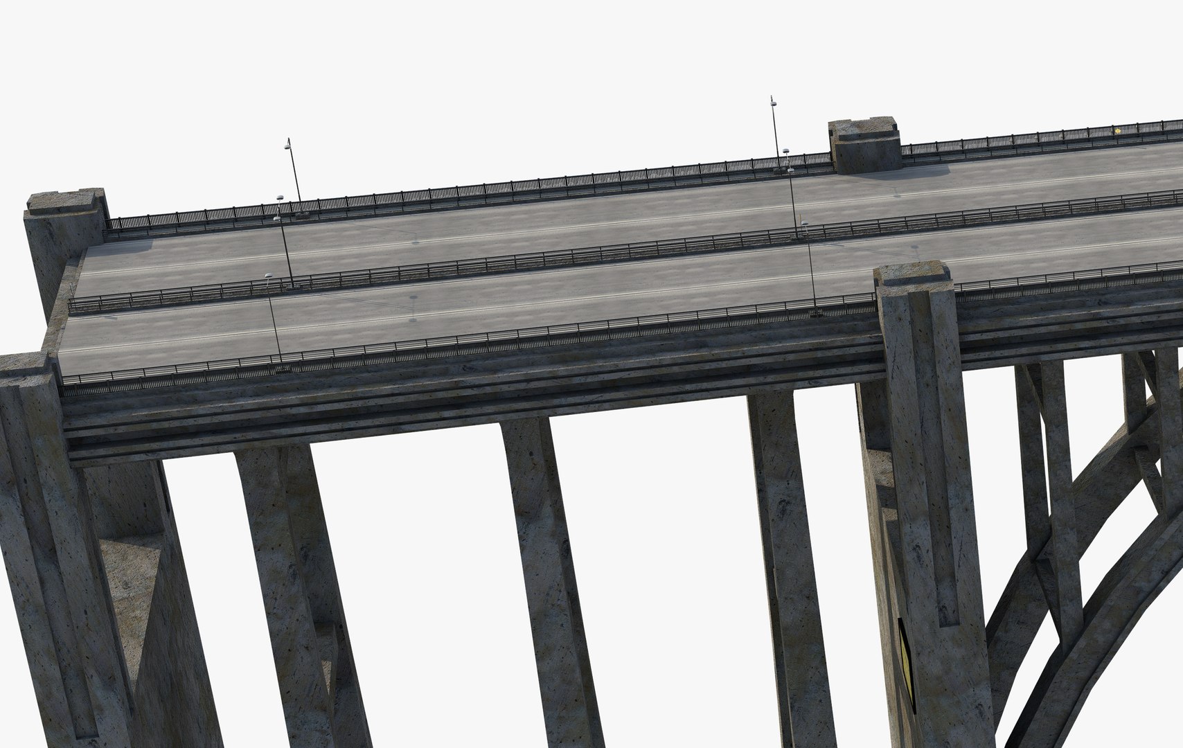3D Oval Bridge Highway - TurboSquid 1753954