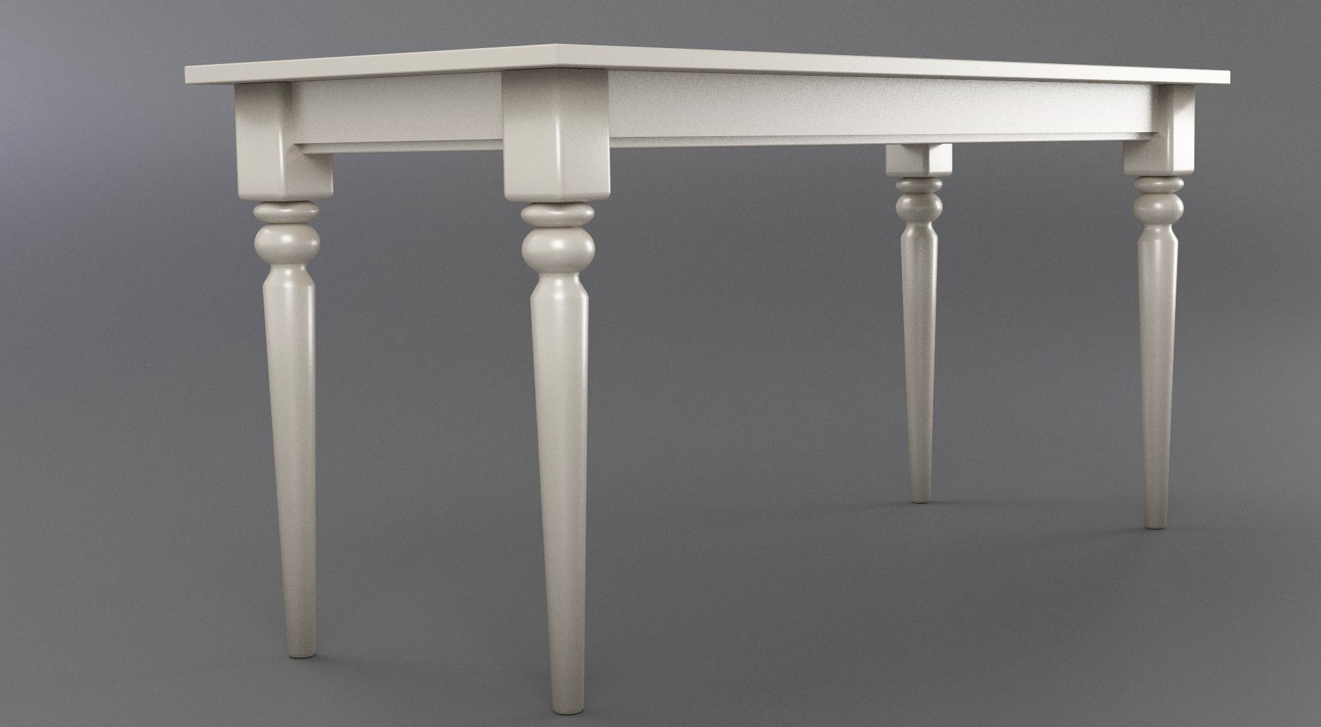 Classic Table 3d Model