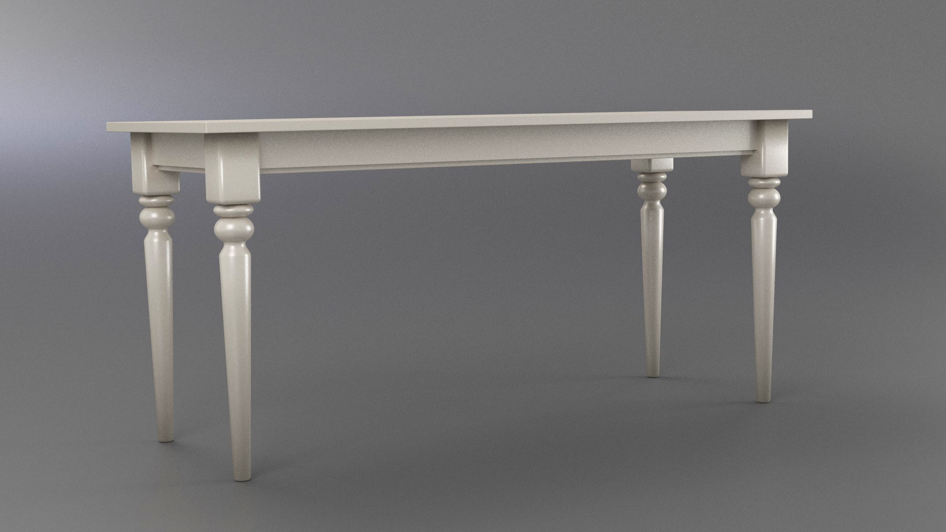 Classic Table 3d Model