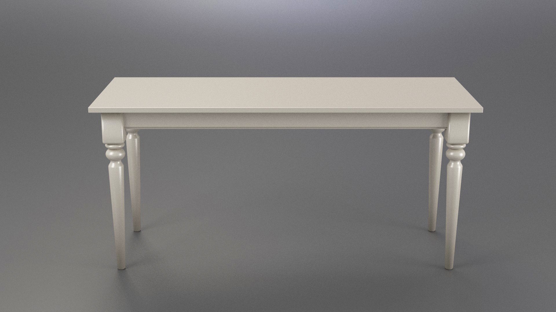 Classic Table 3d Model