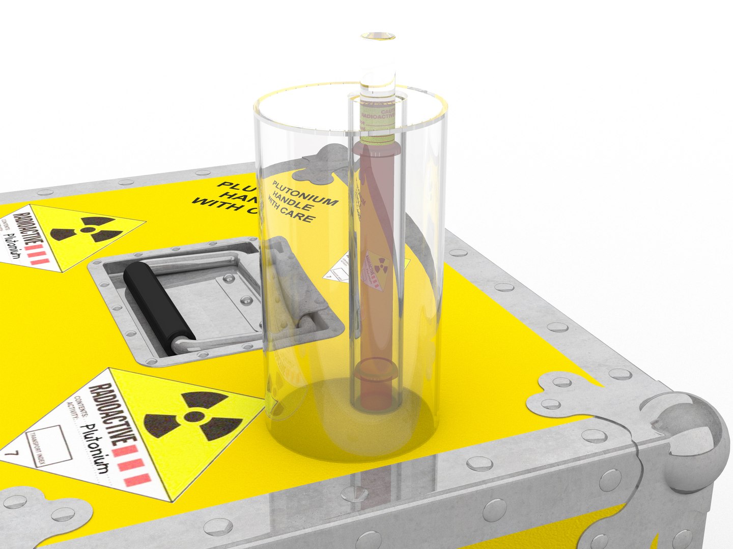 Plutonium Case Seen Future 3D Model - TurboSquid 1469654