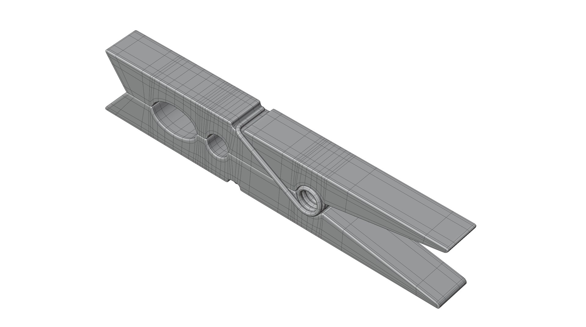 Wooden Clothespin 3D model - TurboSquid 2093760