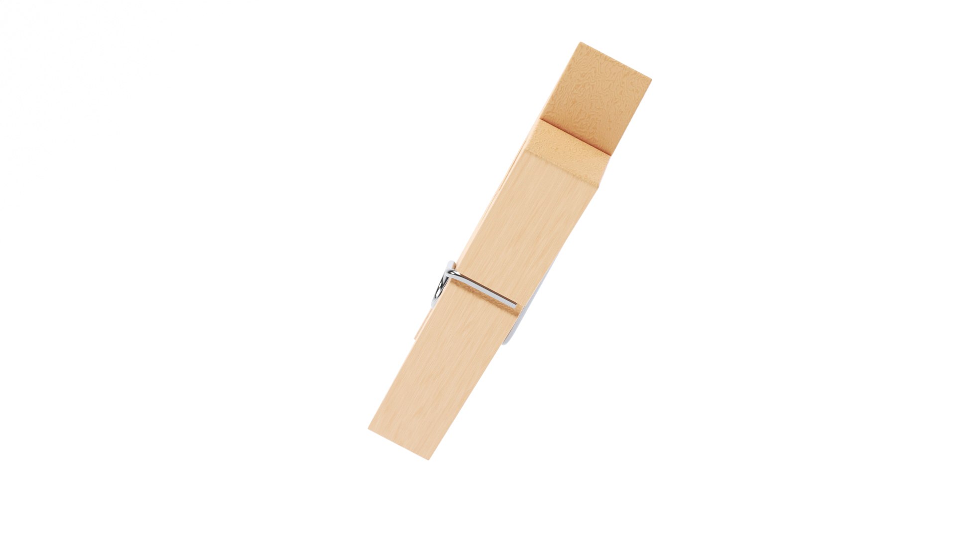 Wooden Clothespin 3D model - TurboSquid 2093760