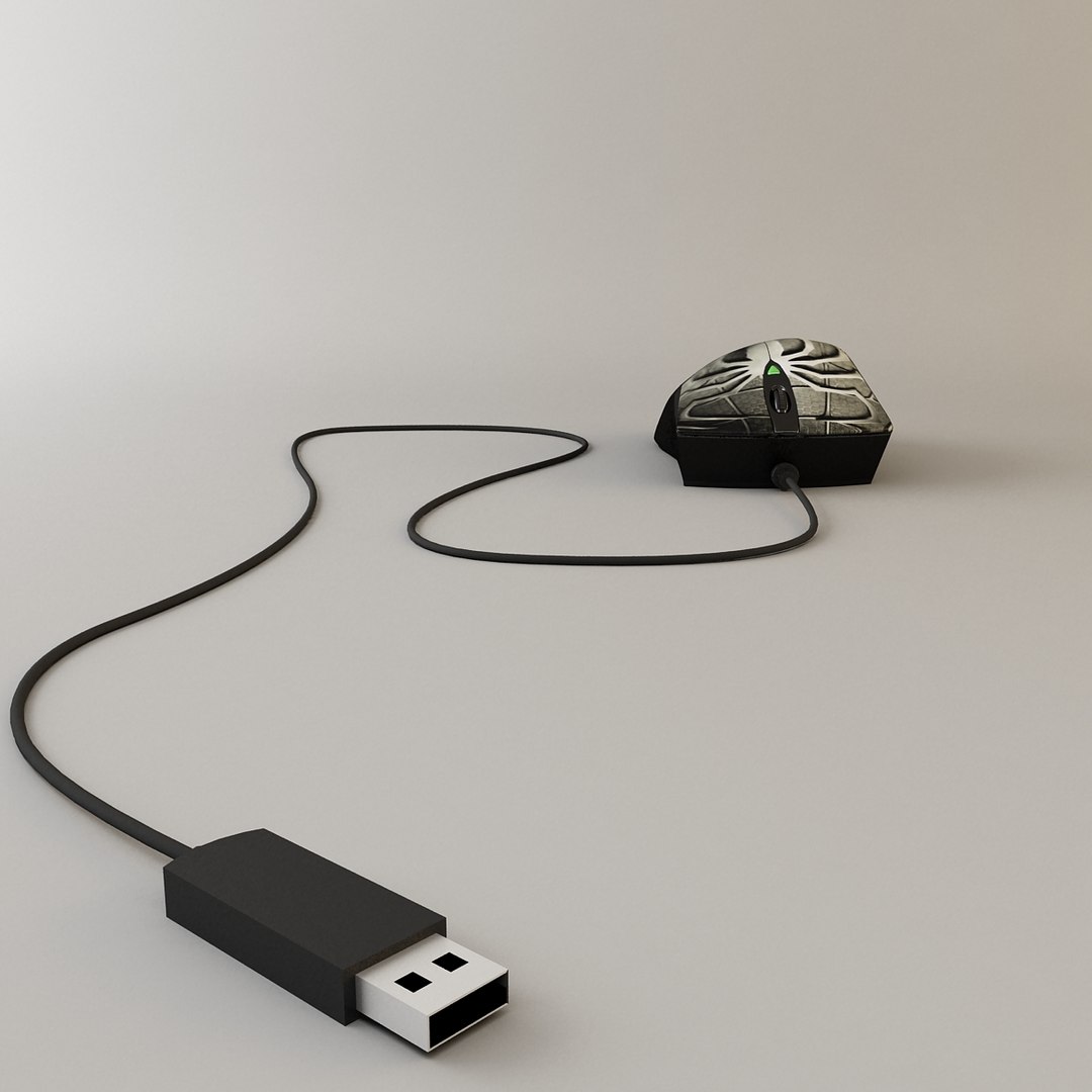 3d Model Laser Mouse A4tech