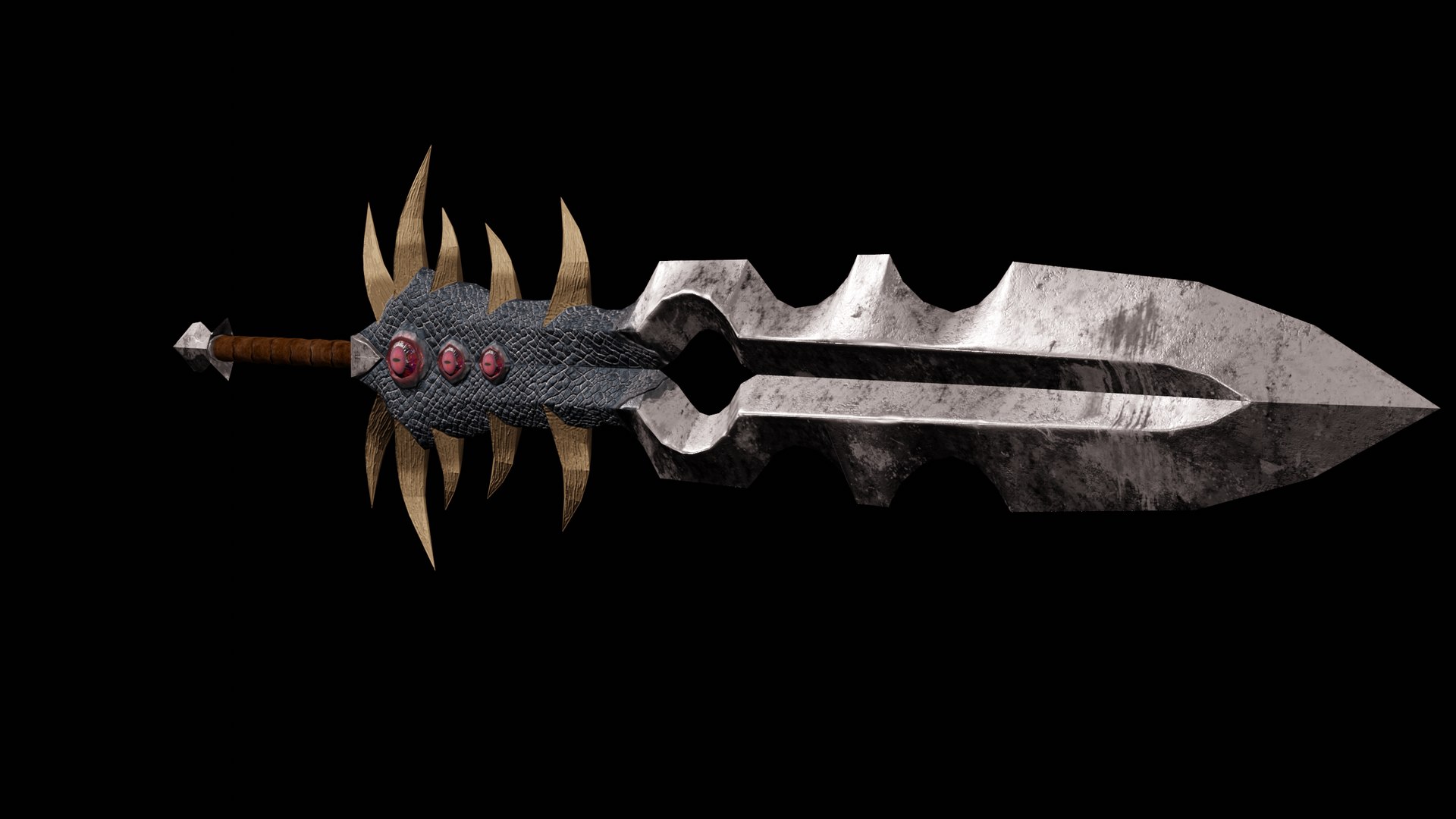 Fantasy Sword PBR Low-poly 3D Model 3D Model - TurboSquid 2035042