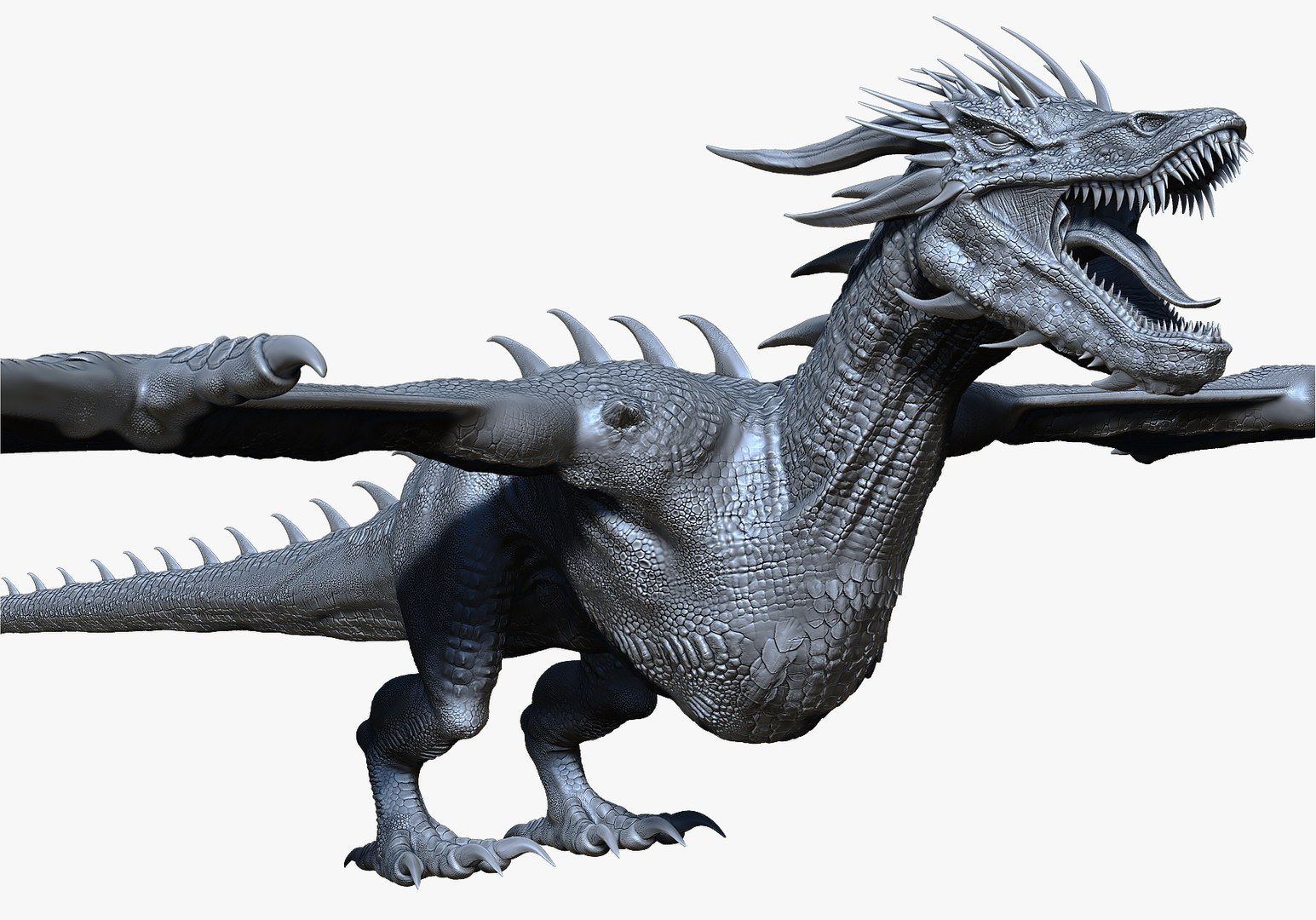 Wyvern Type Dragon 3D - TurboSquid 2058990