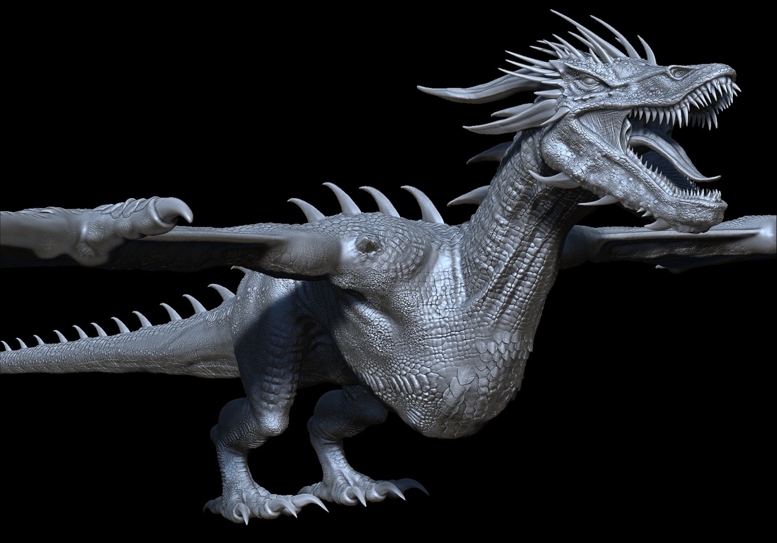 Wyvern Type Dragon 3D - TurboSquid 2058990