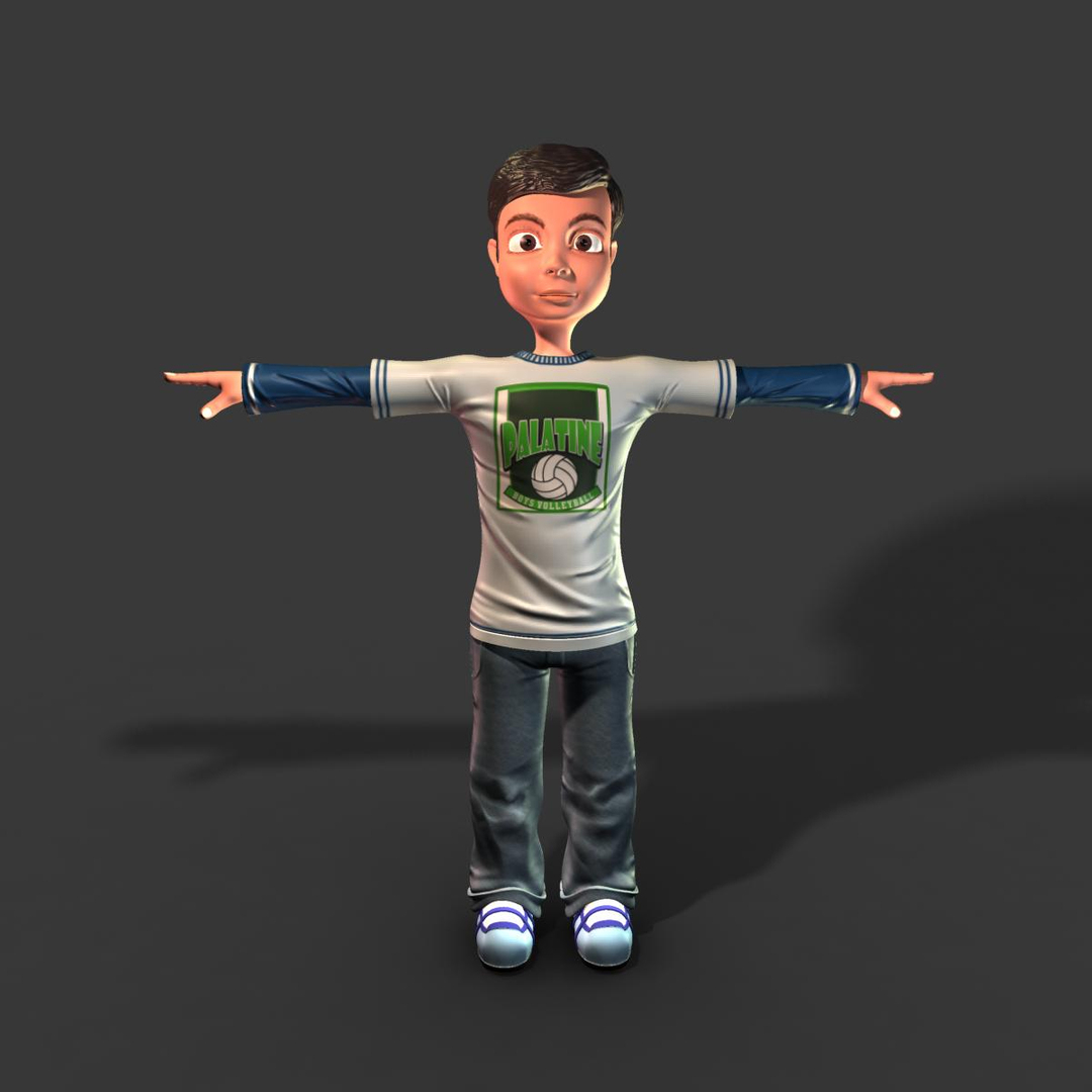 Maya Boy Cartoony