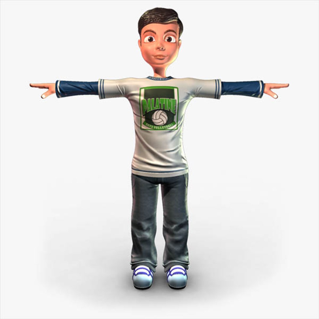 Maya Boy Cartoony