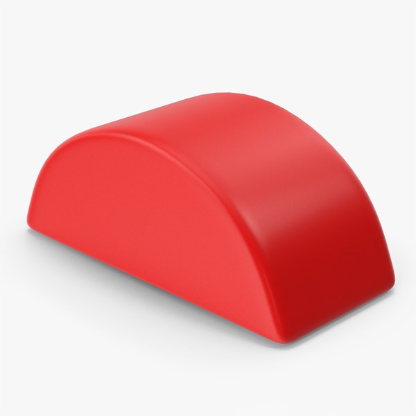 Red Semicircle 3D - TurboSquid 1912210