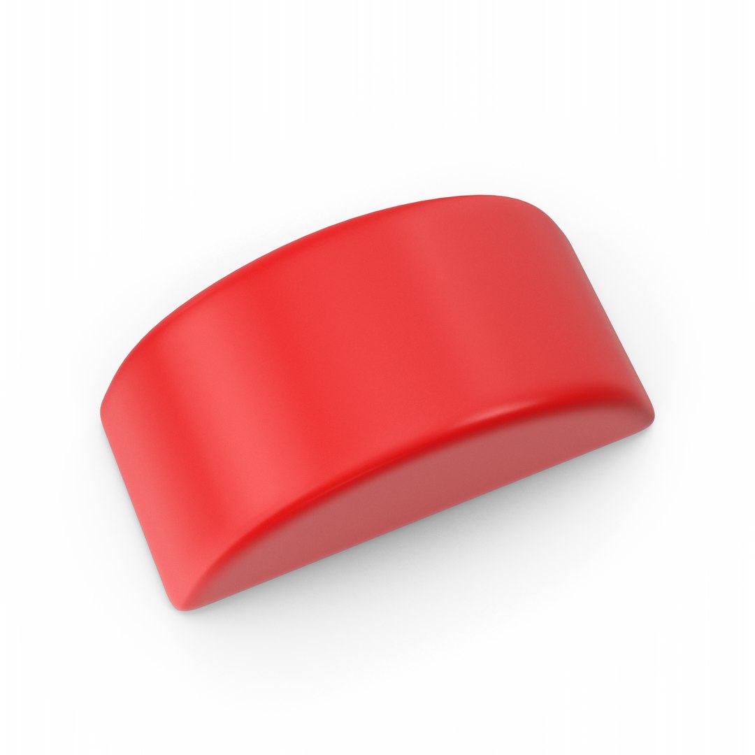 Red Semicircle 3D - TurboSquid 1912210