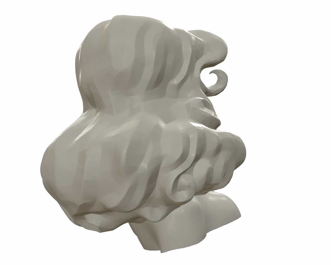 Watertight Printable Female Bust 3D Model - TurboSquid 1406661