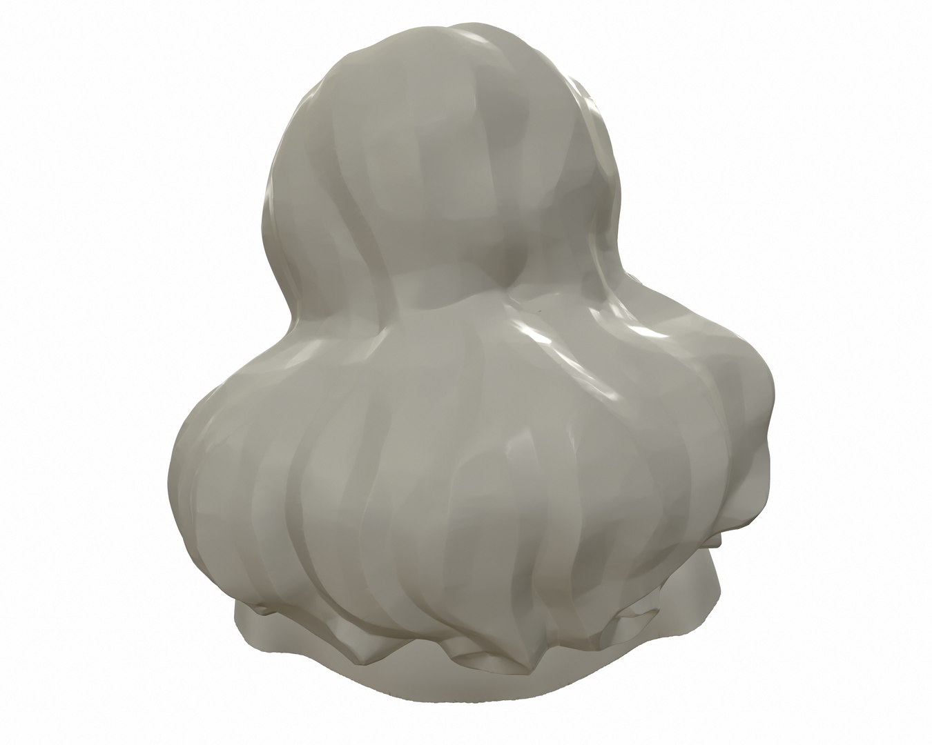Watertight Printable Female Bust 3D Model - TurboSquid 1406661