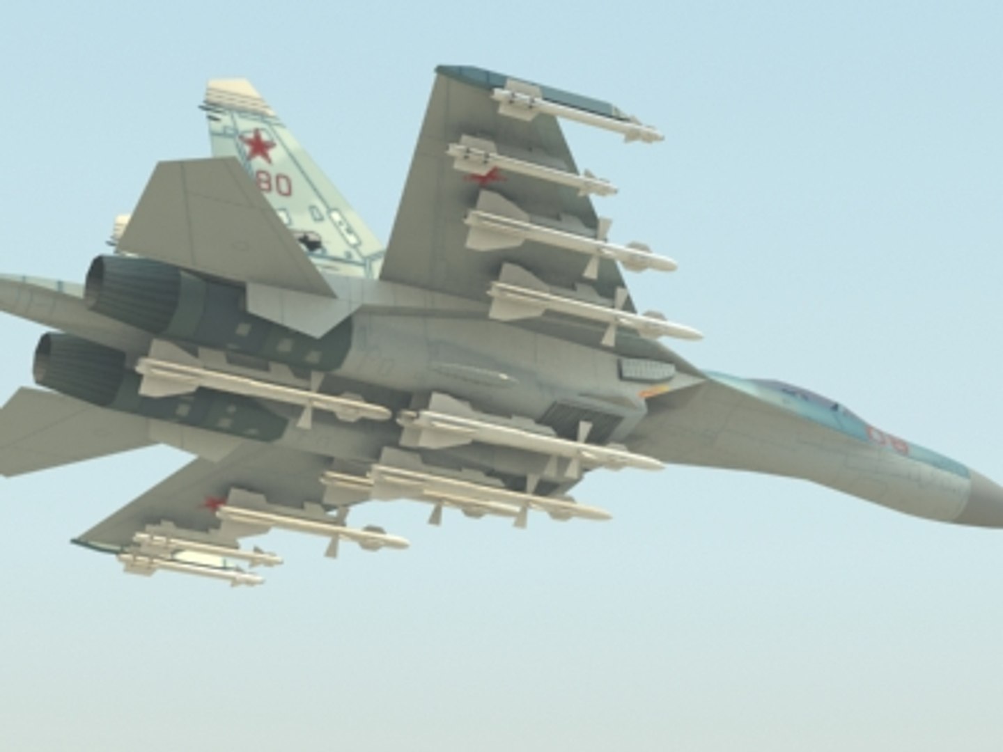 Su27b Russian Obj