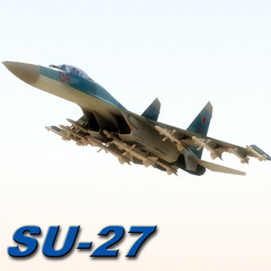 Su27b Russian Obj