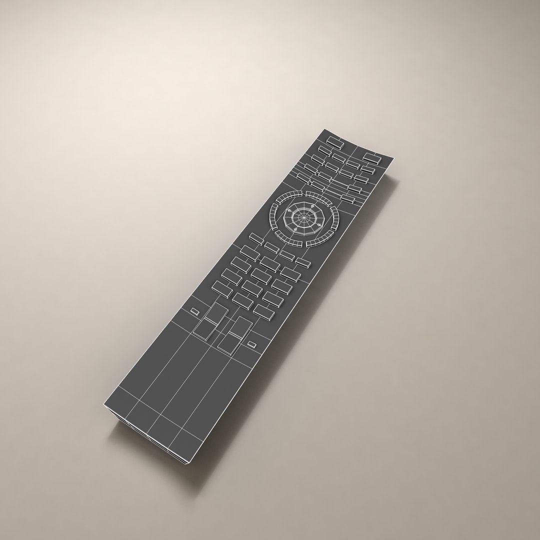 3d Model Sony Bravia Tv Remote