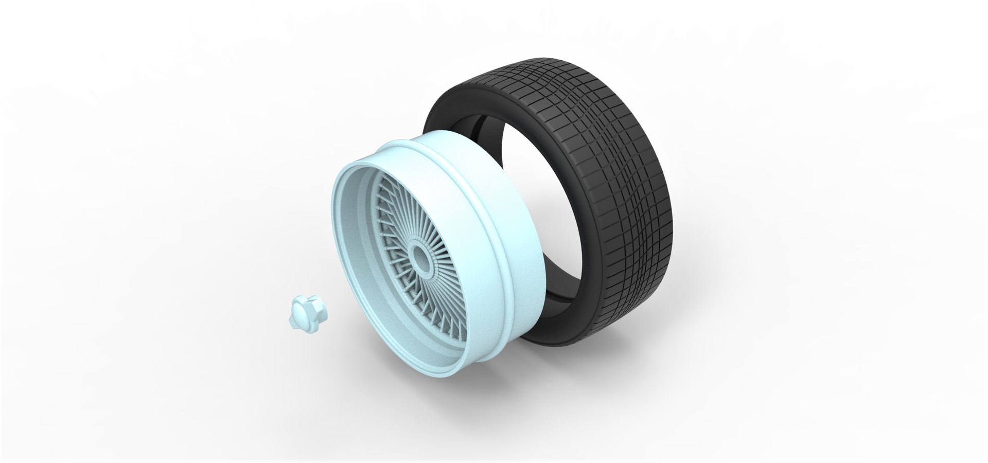 Wheel Diecast Scale 3D Model - TurboSquid 1583648