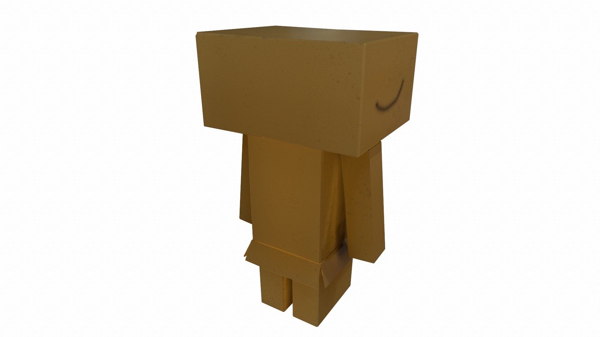Rigged Box Man 3D Model - TurboSquid 1396488