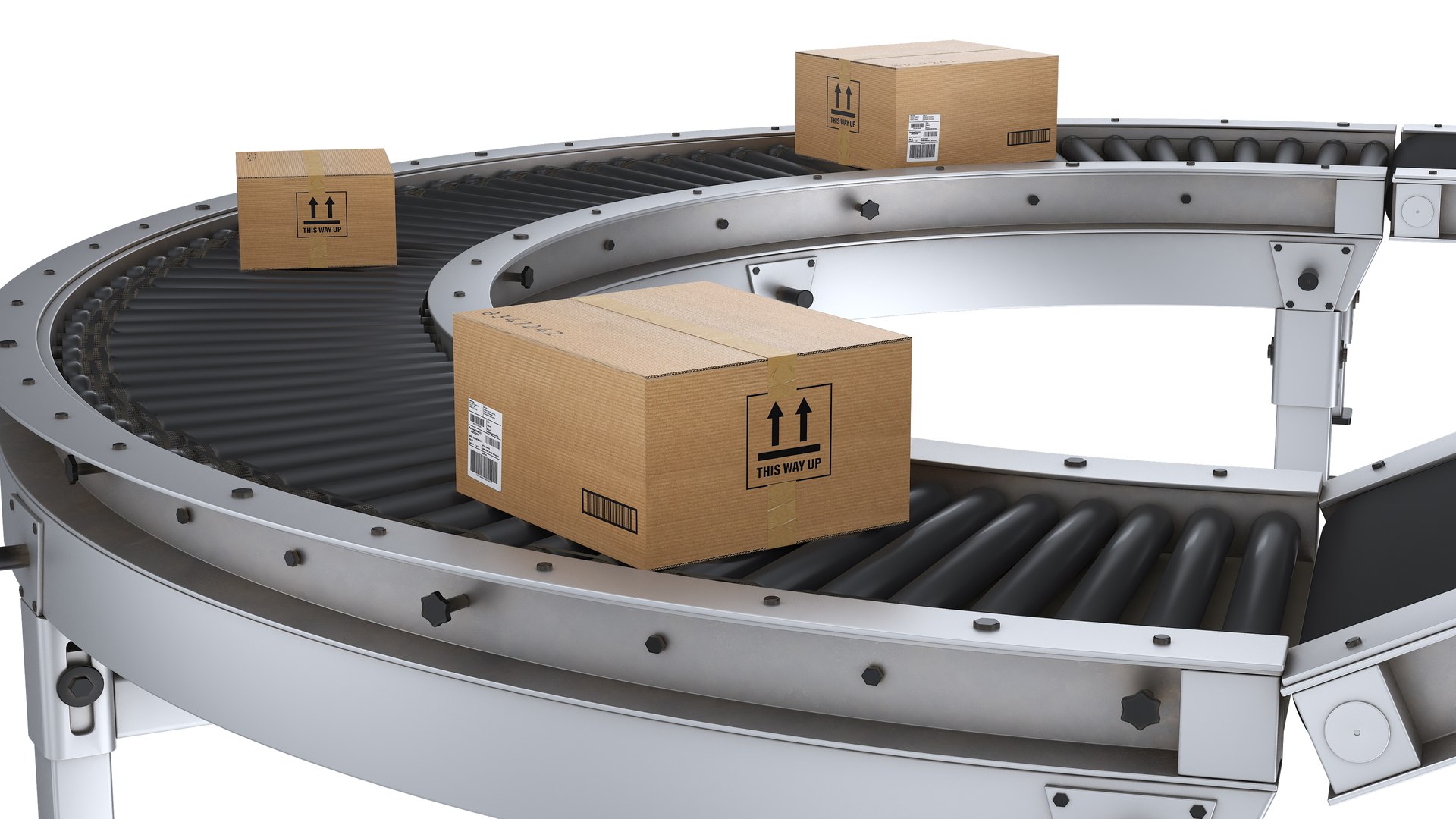 Conveyor System 3D Model - TurboSquid 2249462