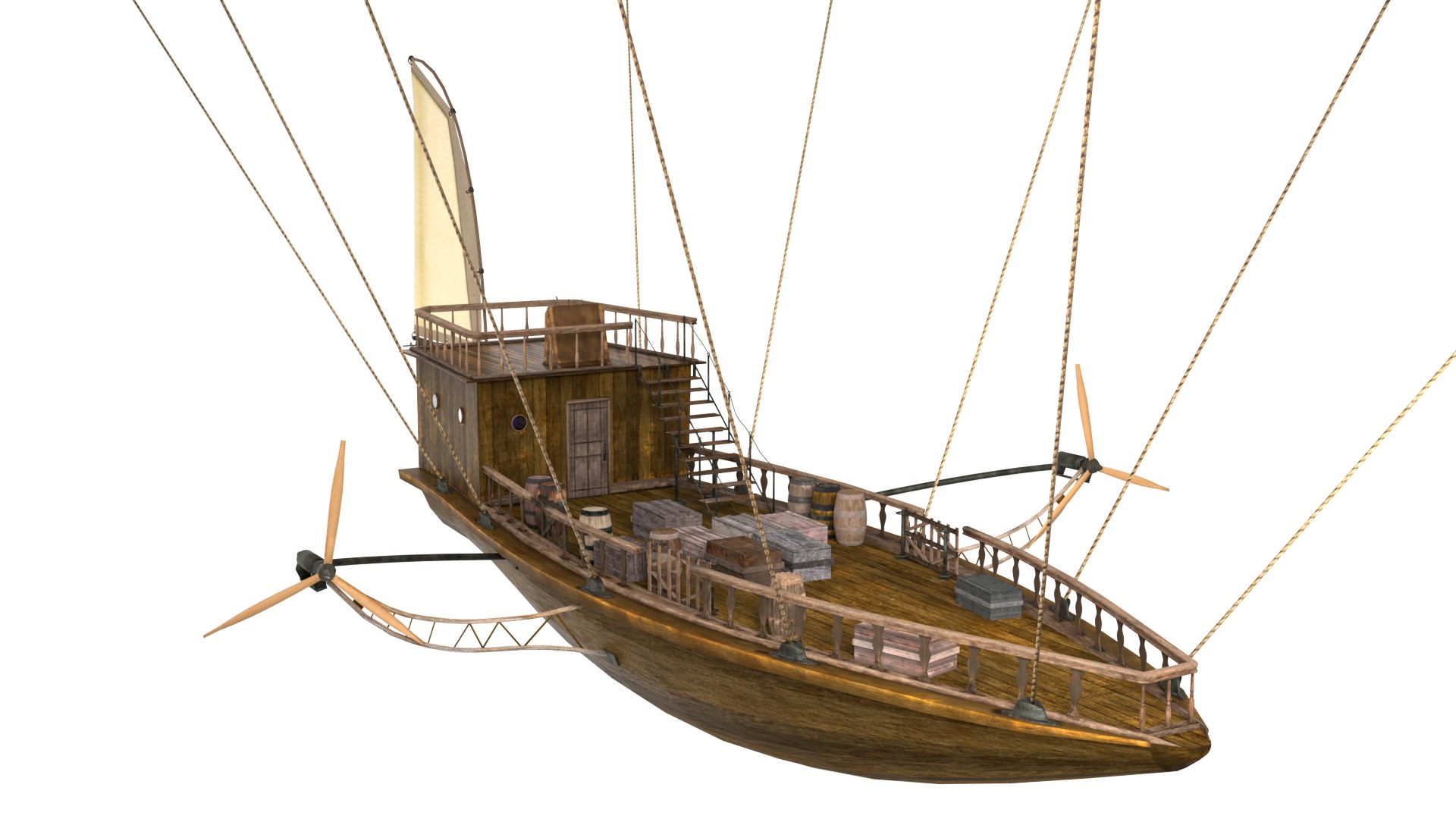 3D model Sky Boat - TurboSquid 2112188