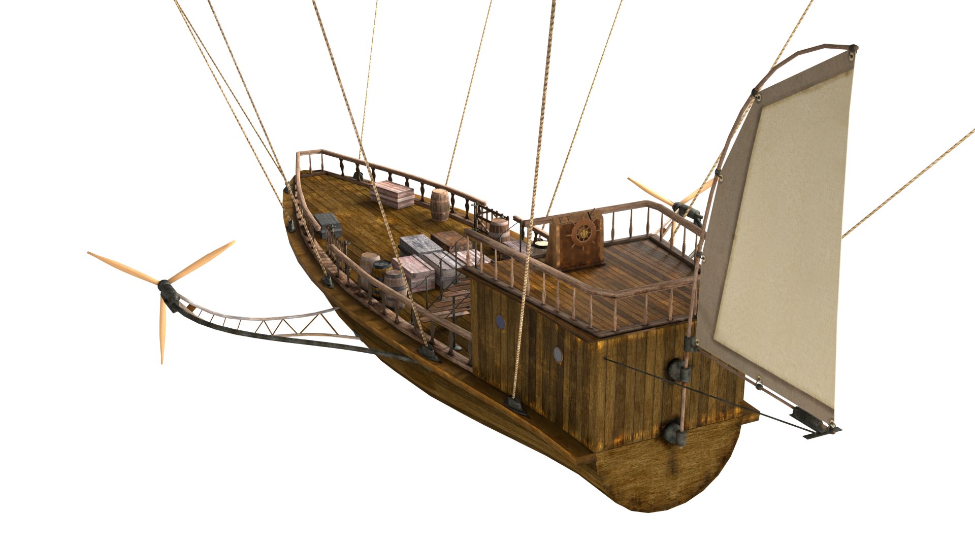 3D model Sky Boat - TurboSquid 2112188