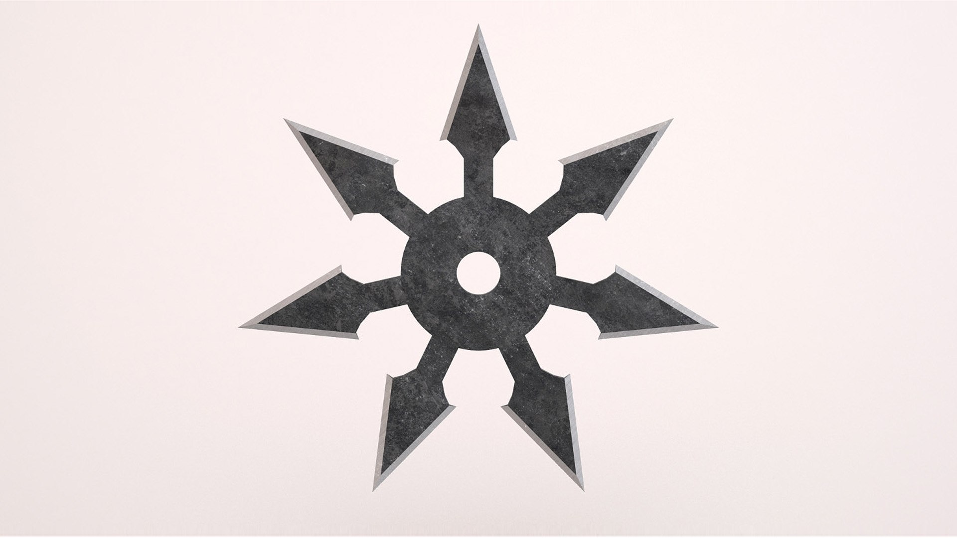 3D Sichi-ho Throwing Star - TurboSquid 1427403