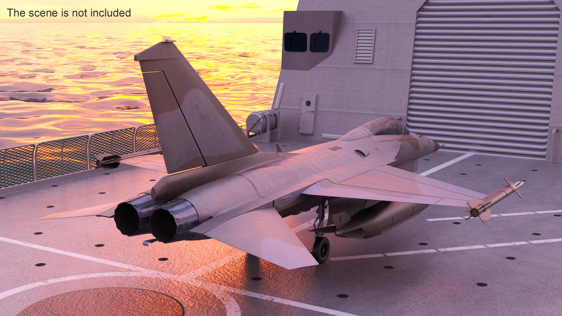 Combat Interceptor Fighter Jet Model - TurboSquid 2302368