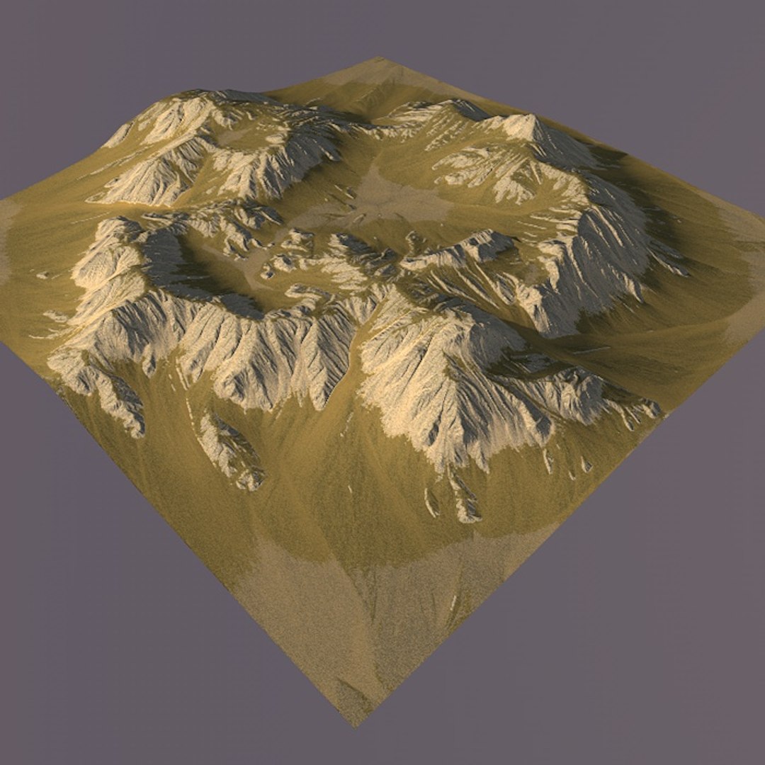 Mountains Pack 3d 3ds