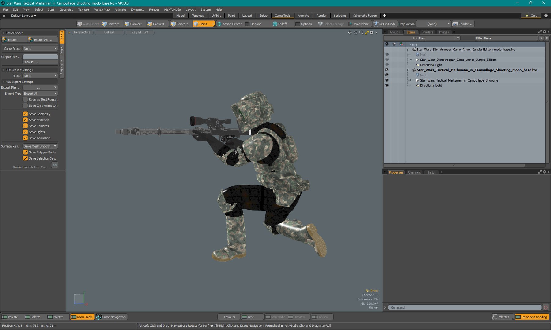 Star Wars Tactical Marksman In Camouflage Shooting 3D - TurboSquid 2418897
