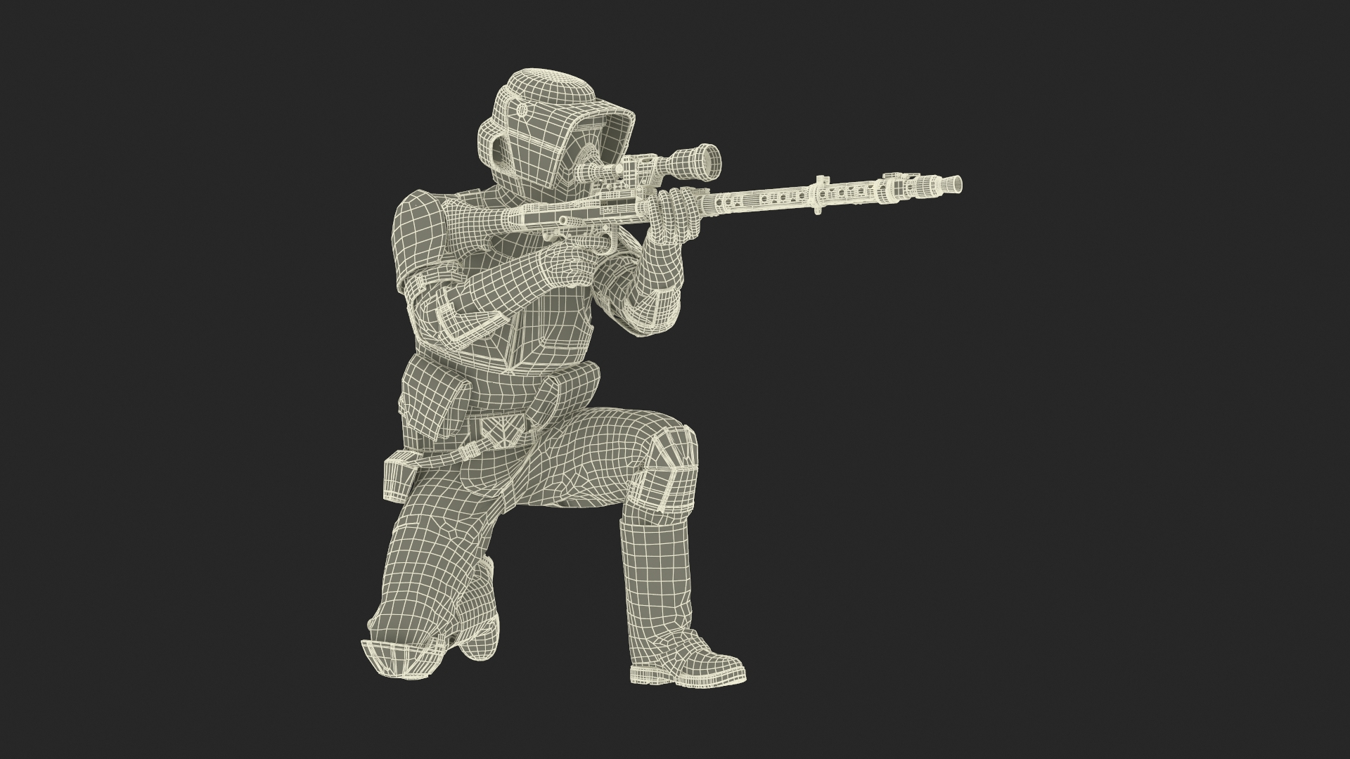 Star Wars Tactical Marksman In Camouflage Shooting 3D - TurboSquid 2418897