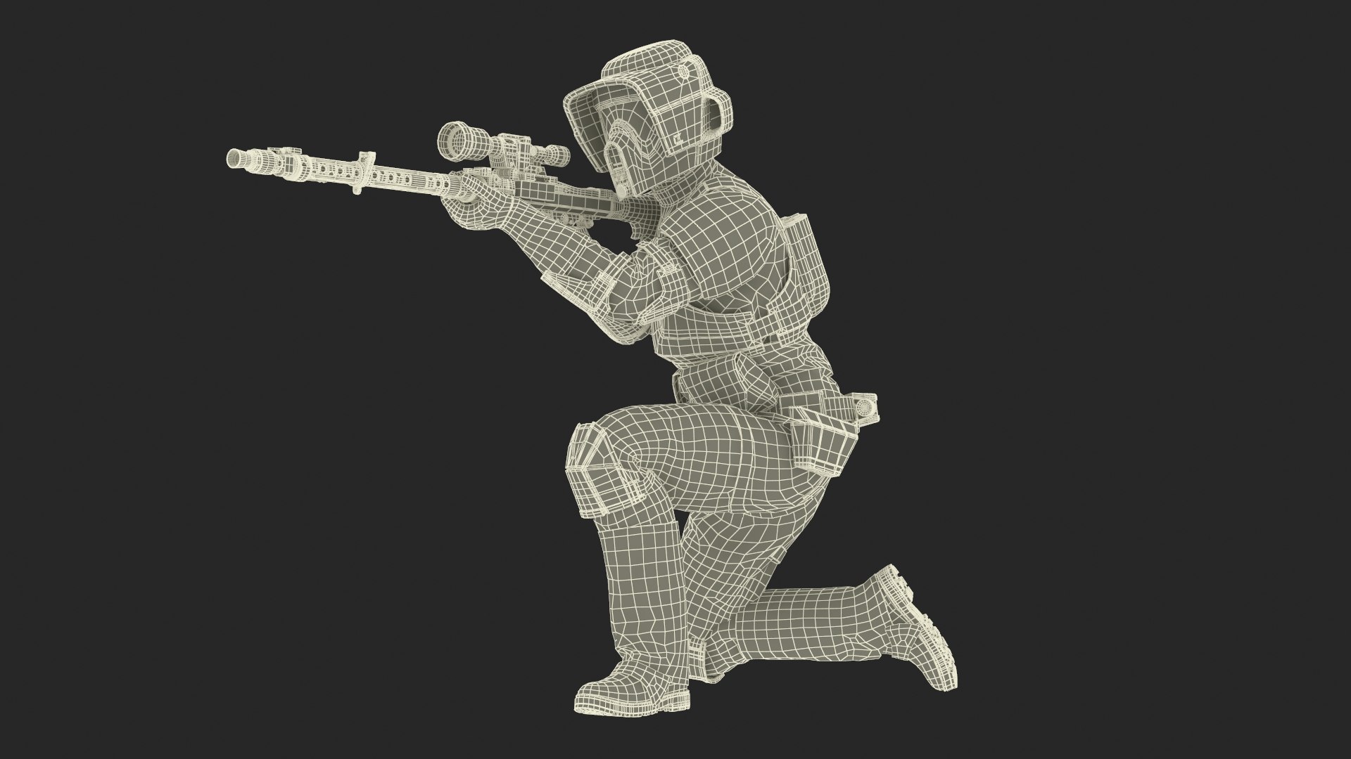 Star Wars Tactical Marksman In Camouflage Shooting 3D - TurboSquid 2418897