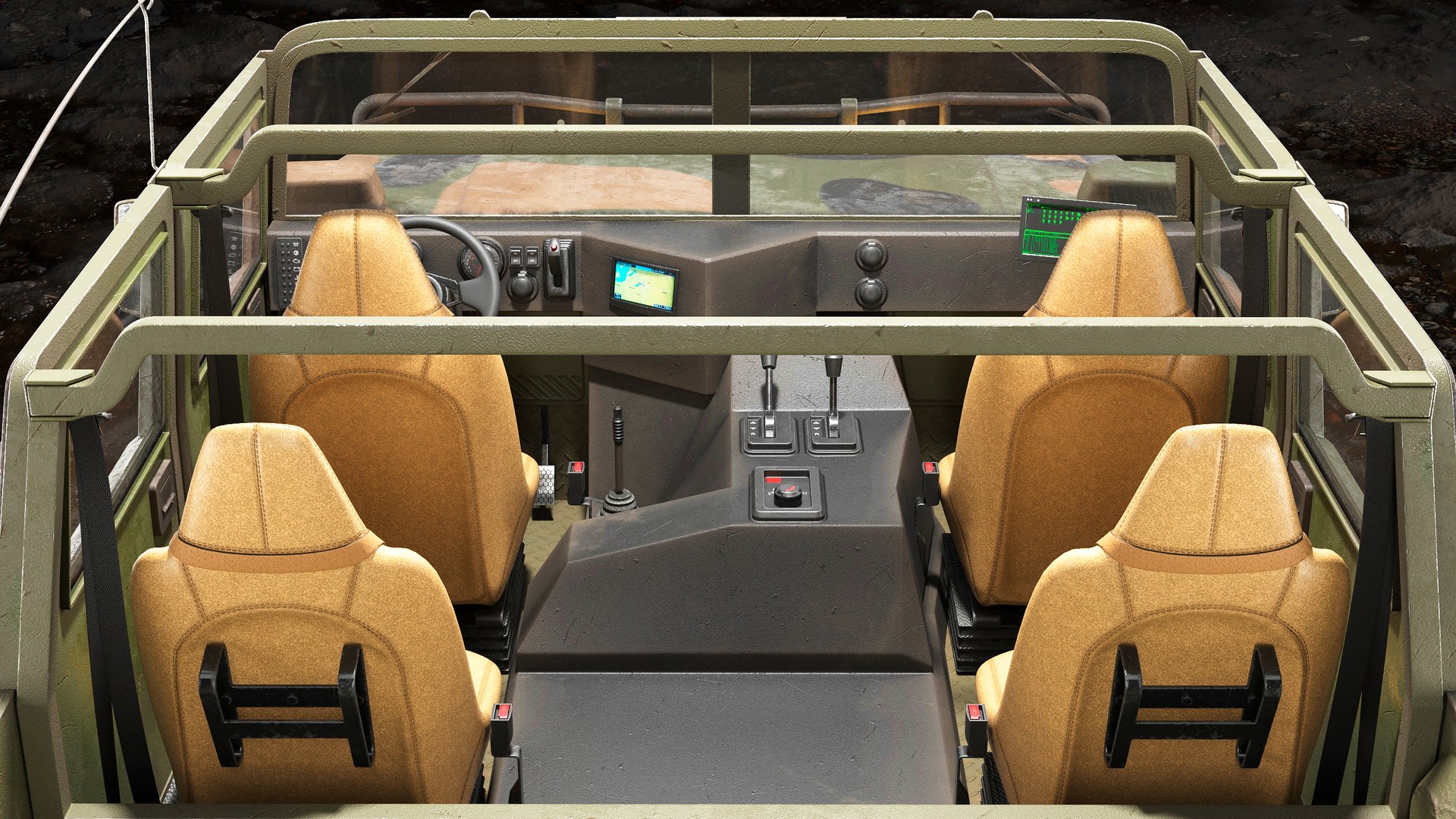 Hummer H1 HMMWV Humvee PBR 3D - TurboSquid 2347880