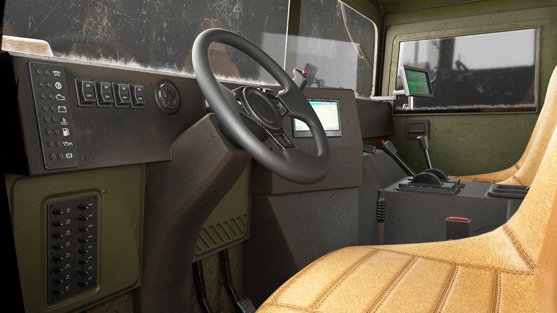 Hummer H1 HMMWV Humvee PBR 3D - TurboSquid 2347880