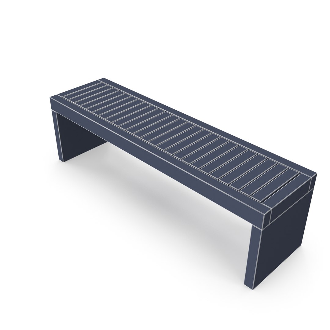 Bench 3D model - TurboSquid 1755858