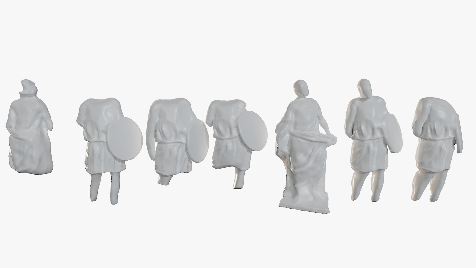3D Arch Of Titus Sculptures High-Poly Model - TurboSquid 2371283