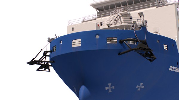 modelo 3d Embarcación de construcción y martinete submarino de alta mar ...