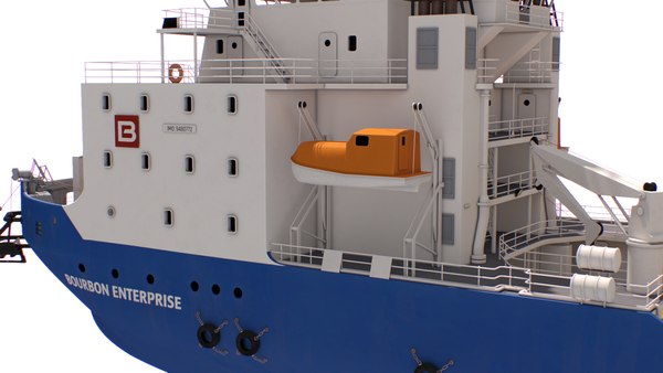 modelo 3d Embarcación de construcción y martinete submarino de alta mar ...