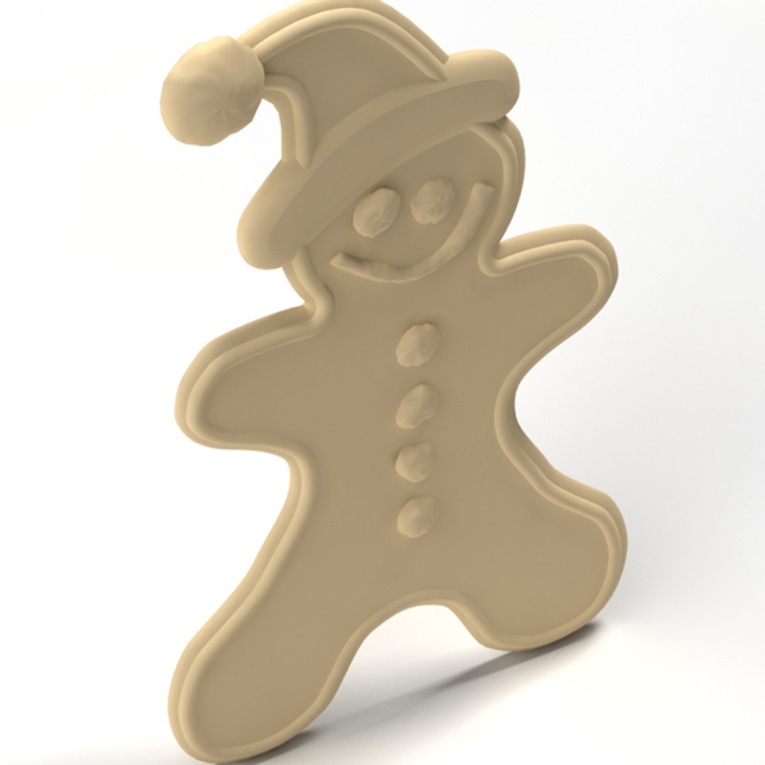 3d Gingerbread Ginger Bread Model