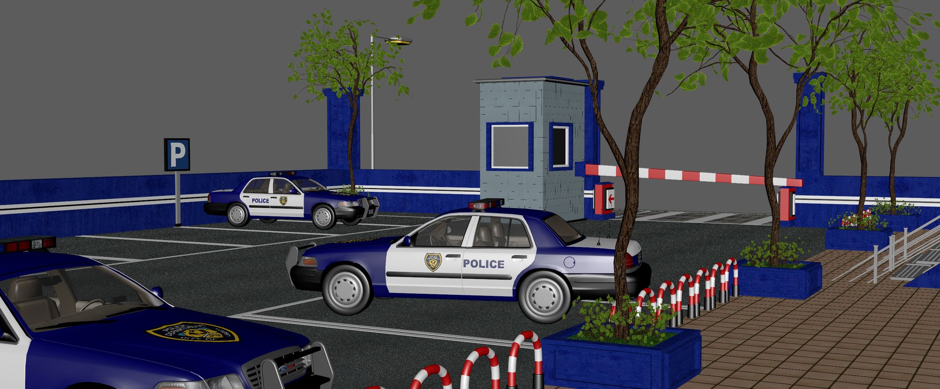 3D Police Station - TurboSquid 1212626